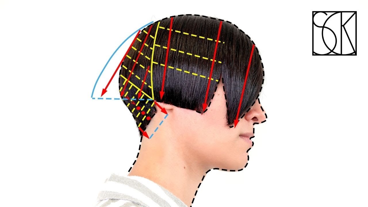 GRADUATED BOB with cutting graphic by SCK - YouTube