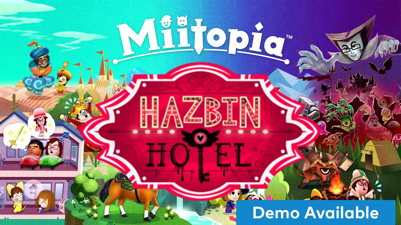 "We have Hazbin Hotel at home." The Hazbin Hotel at home: [Miitopia ...