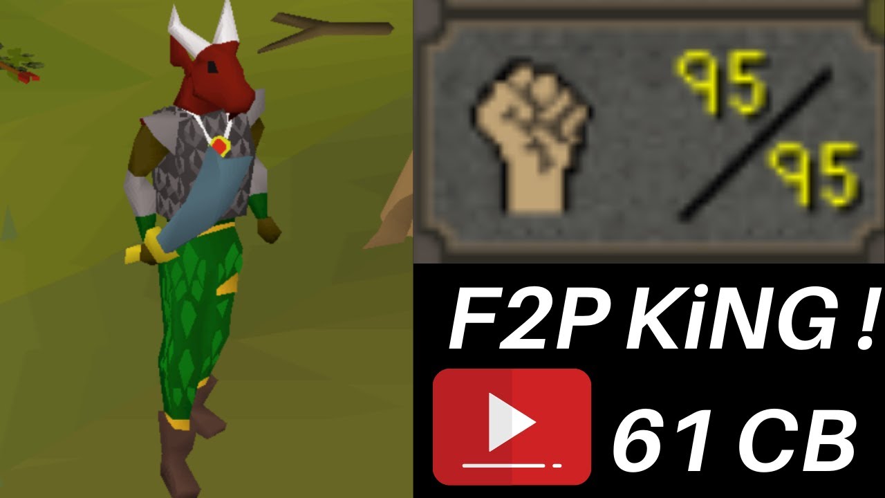 GODLY F2P Pure Str PKing Rune 2h High Hits #9 (OSRS PVP) CB 61 ...