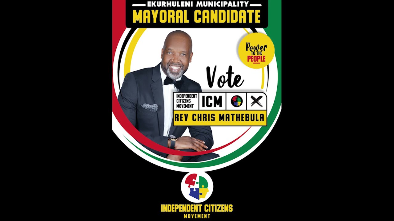 Independent Citizens Movement South Africa | Mayoral Candidate Rev ...