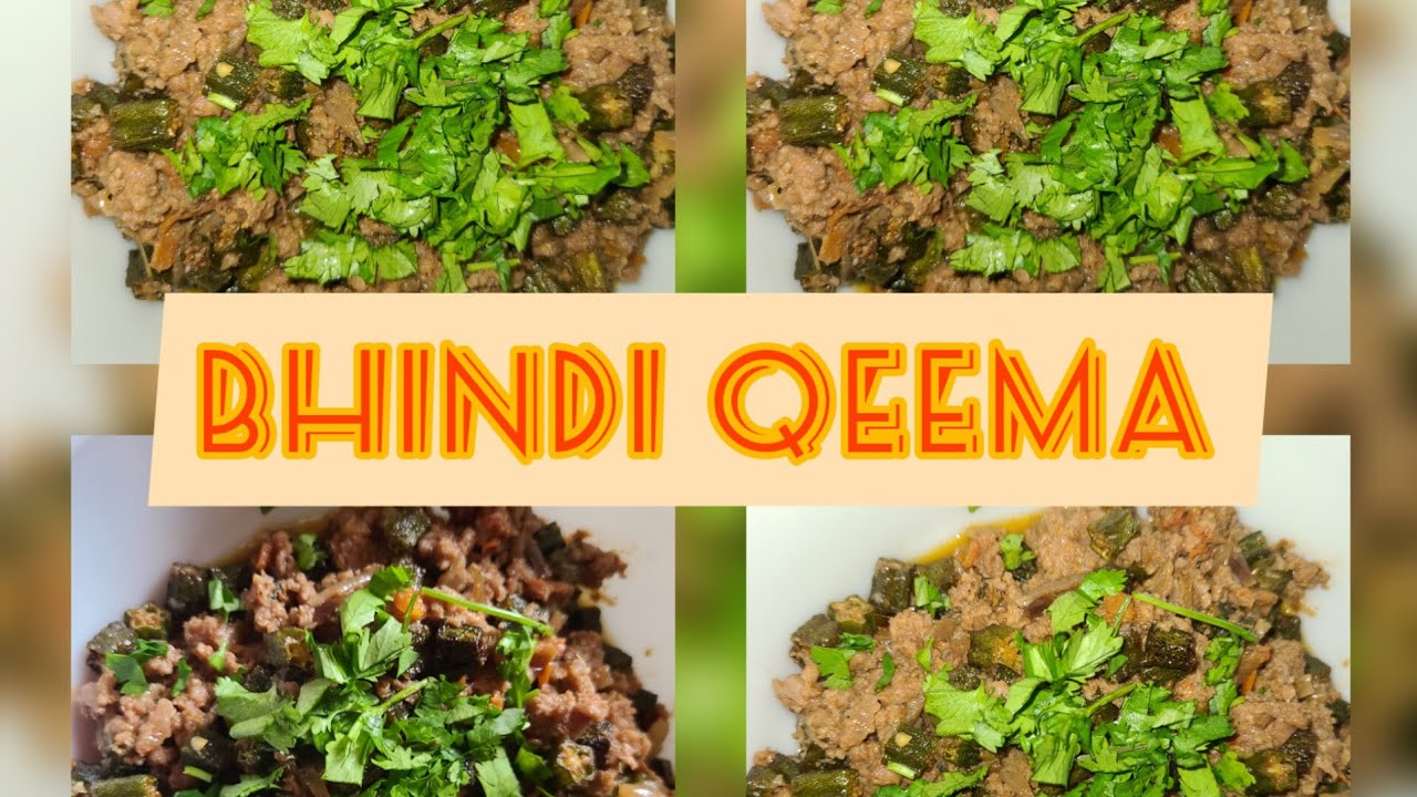 Bhindi Qeema @ Hania's kitchen - YouTube