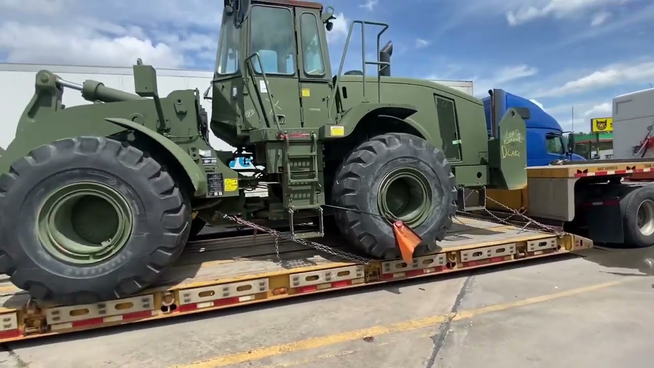 new #oversize #military #caterpillar #loader #rgn - YouTube
