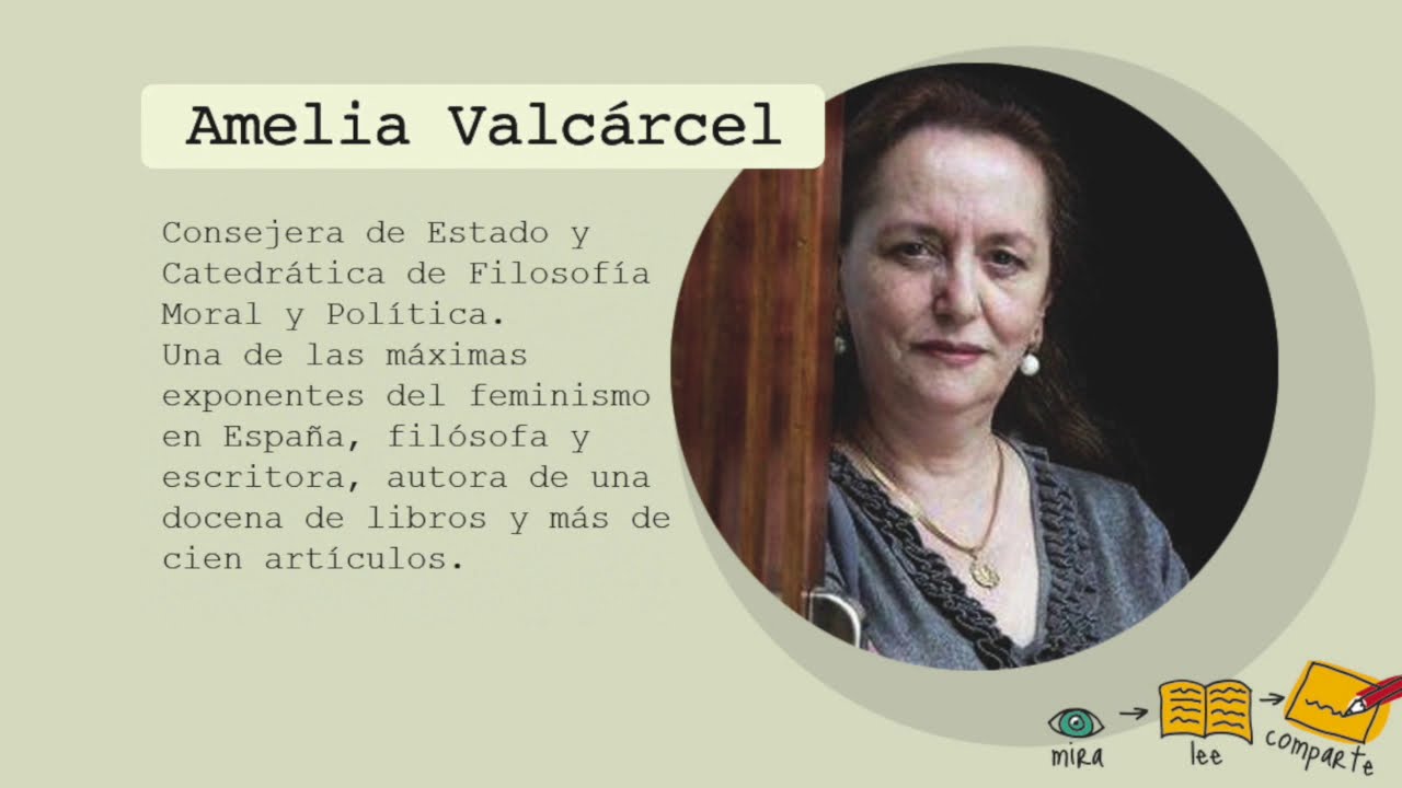CONFERENCIA INAUGURAL AMELIA VALCÁRCEL, LA AGENDA INTELECTUAL DEL ...