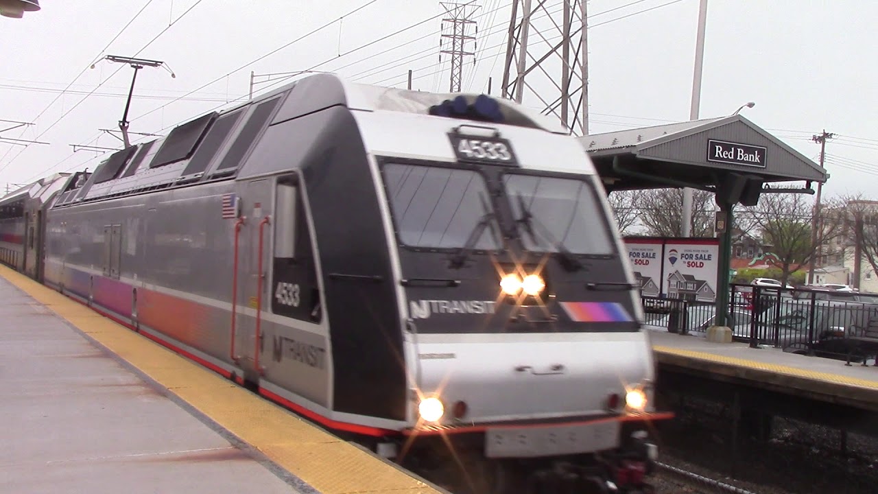 Full HD 60 FPS: NJT ALP-45DP #4533 leads NJT 3363 in Red Bank 4/30/18 ...