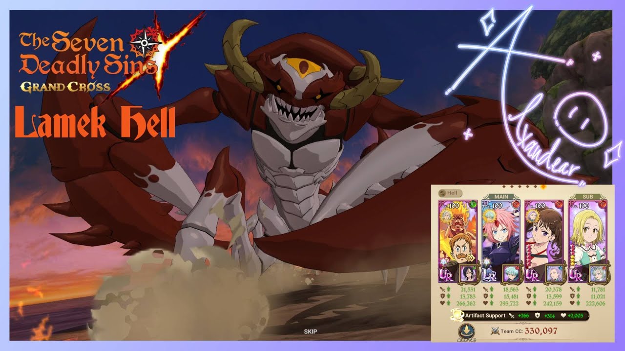 Seven Deadly Sins: Grand Cross - Hell Lamek Guide - YouTube
