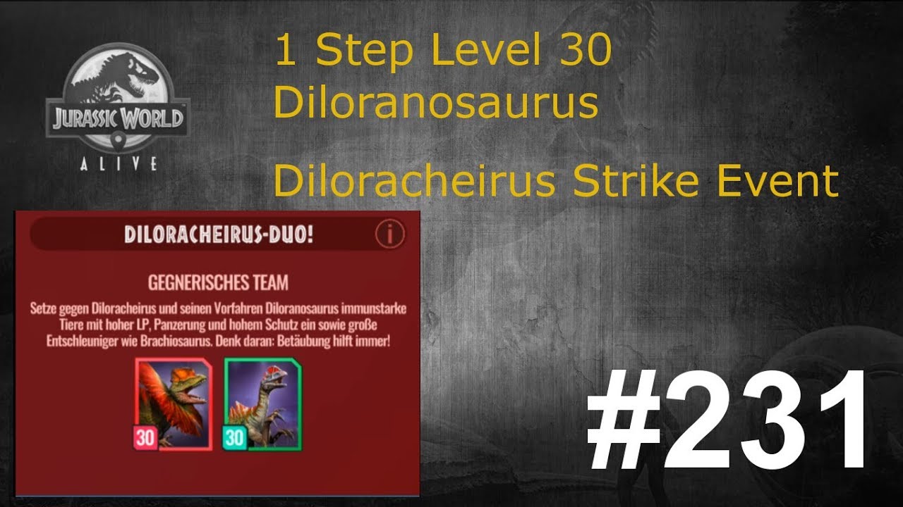 epic Level 30 Diloracheirus + Diloranosaurus Strike Event Guide ...