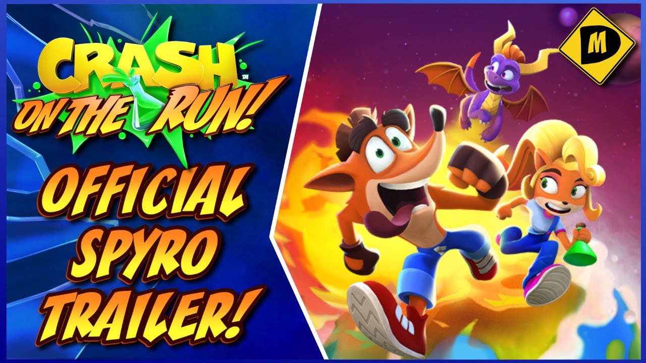 "Crash on the Run:" Official Spyro Trailer! (Battle of the Dragons ...