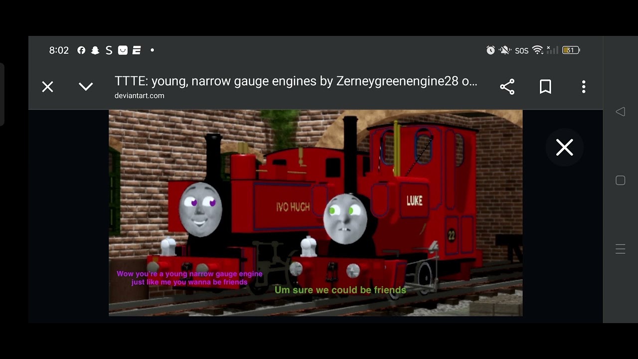Young narrow gauge engines (A Thomas Comic Dub) - YouTube