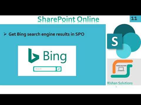 Integrate Bing Search engine with SharePoint Online Search - YouTube