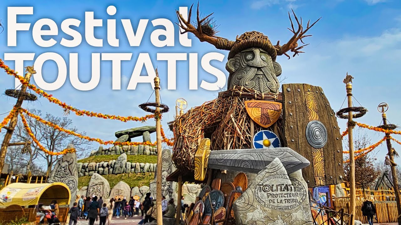 [4K] Visite du Festival Toutatis - Parc Astérix - La nouvelle zone 2023 ...
