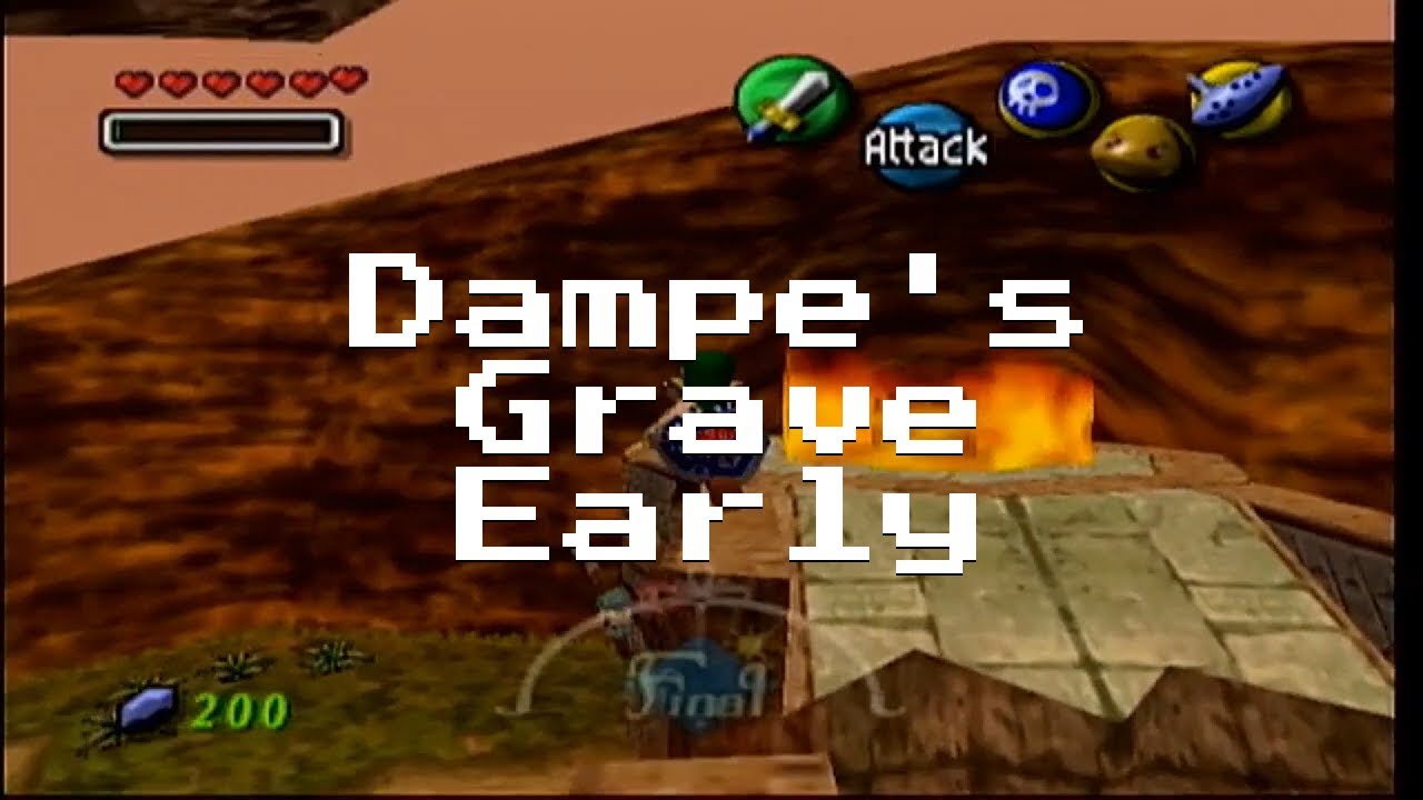 Dampe's Grave Without Captain's Hat/Early/Any day -- Majora's Mask ...