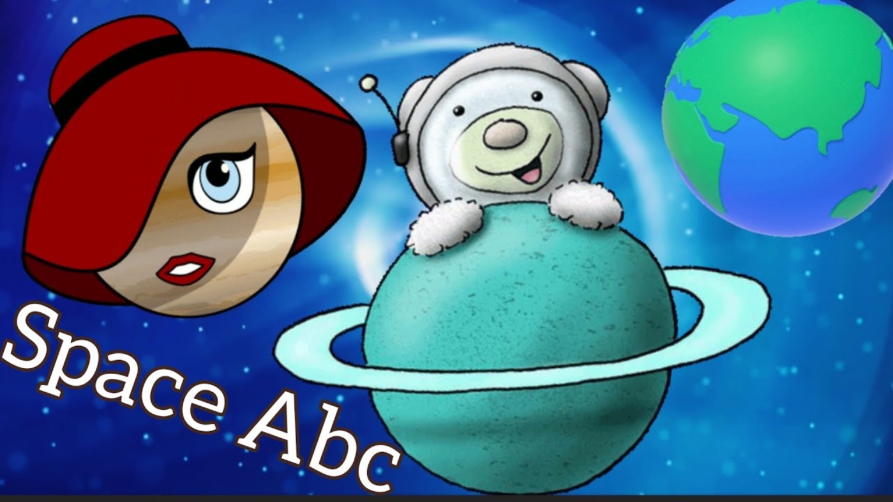 Space Abc, space Alphabet Song for kids,In outer space,Abc song in ...