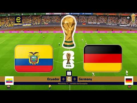 Ecuador 🇪🇨 v 🇩🇪 Germany | World Cup 2026 Simulation with eFootball ⚽🏆 #worldcup2026
