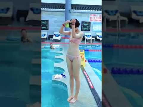 Bikini Wedgie On A Water Slide at Wild Waves 44 - Surprise Bikini wedgie - YouTube