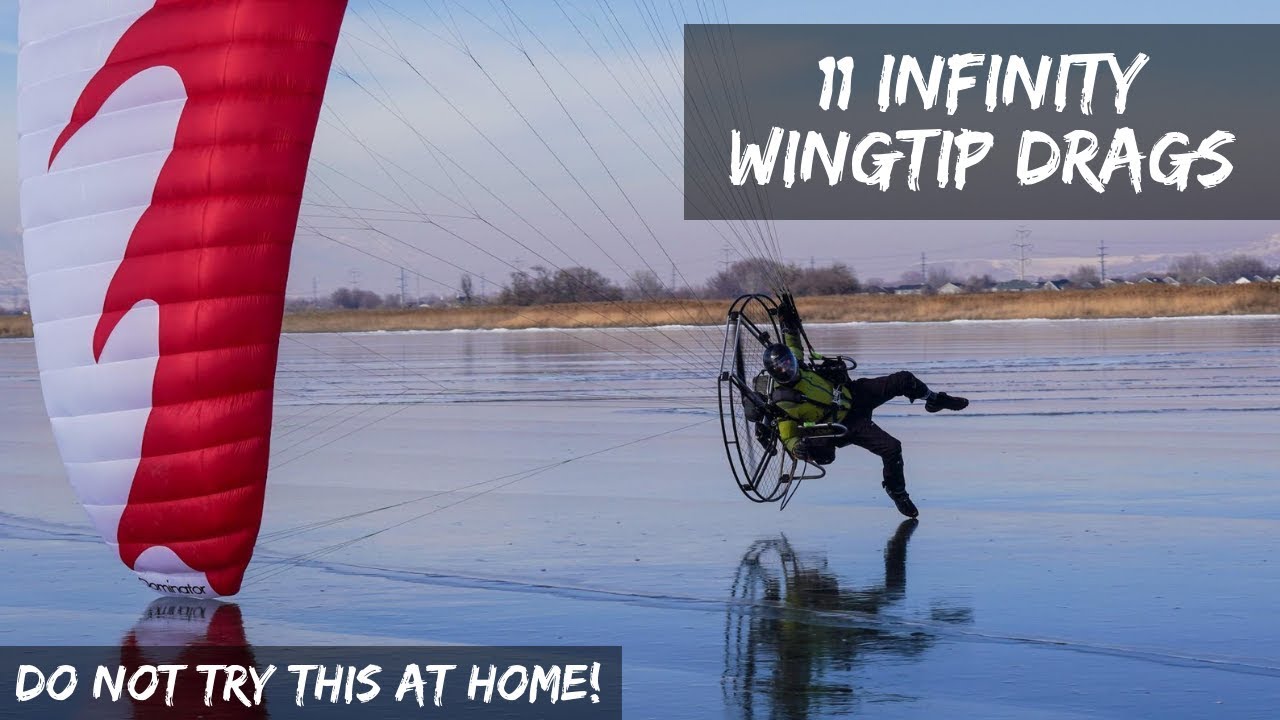 New World Record Paramotor Infinity Wing Tip Drag Best Powered ...
