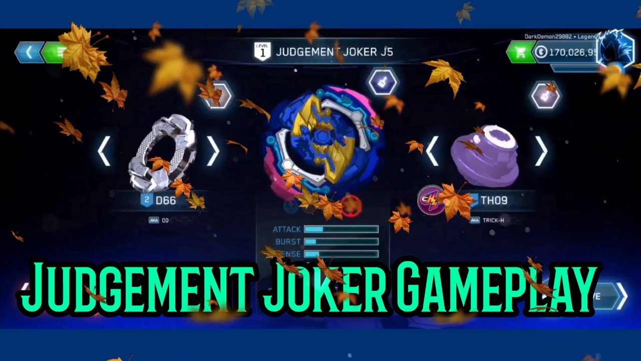 Judgement Joker Gameplay | Beyblade Burst Rise App - YouTube