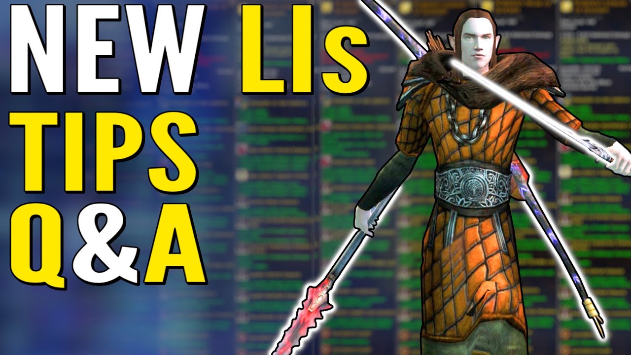 LOTRO: New Legendary Items Tips + LI Loot Info & Viewer Q&A - YouTube