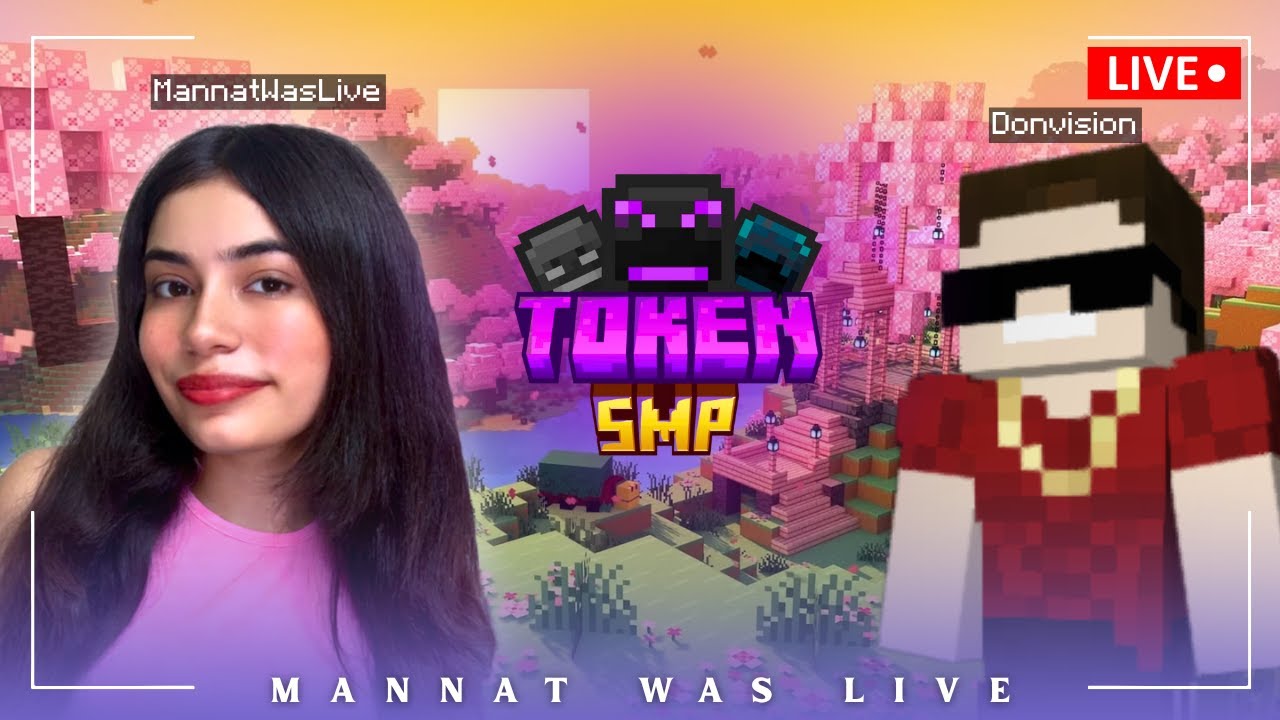 Joining Token SMP with @DonVision | Minecraft Live with facecam ...