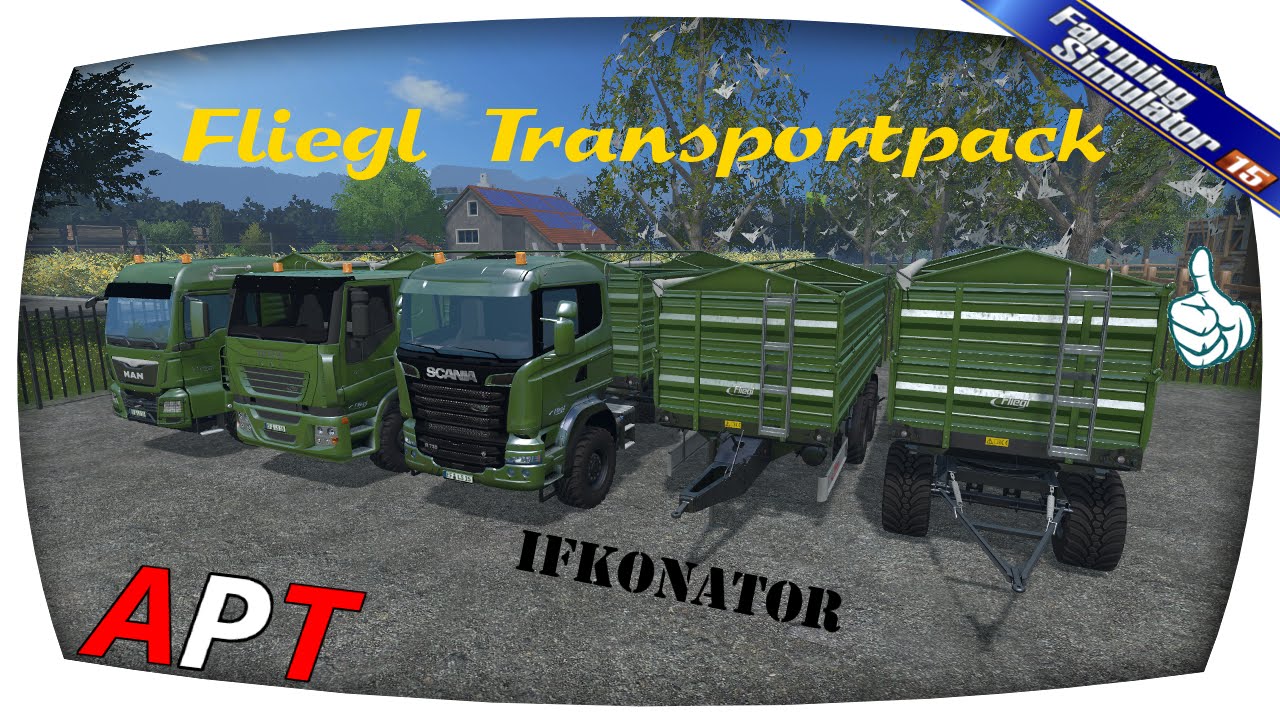 LS15 Modvorstellung #61 / Fliegl Transportpack | Ifkonator Skill - YouTube