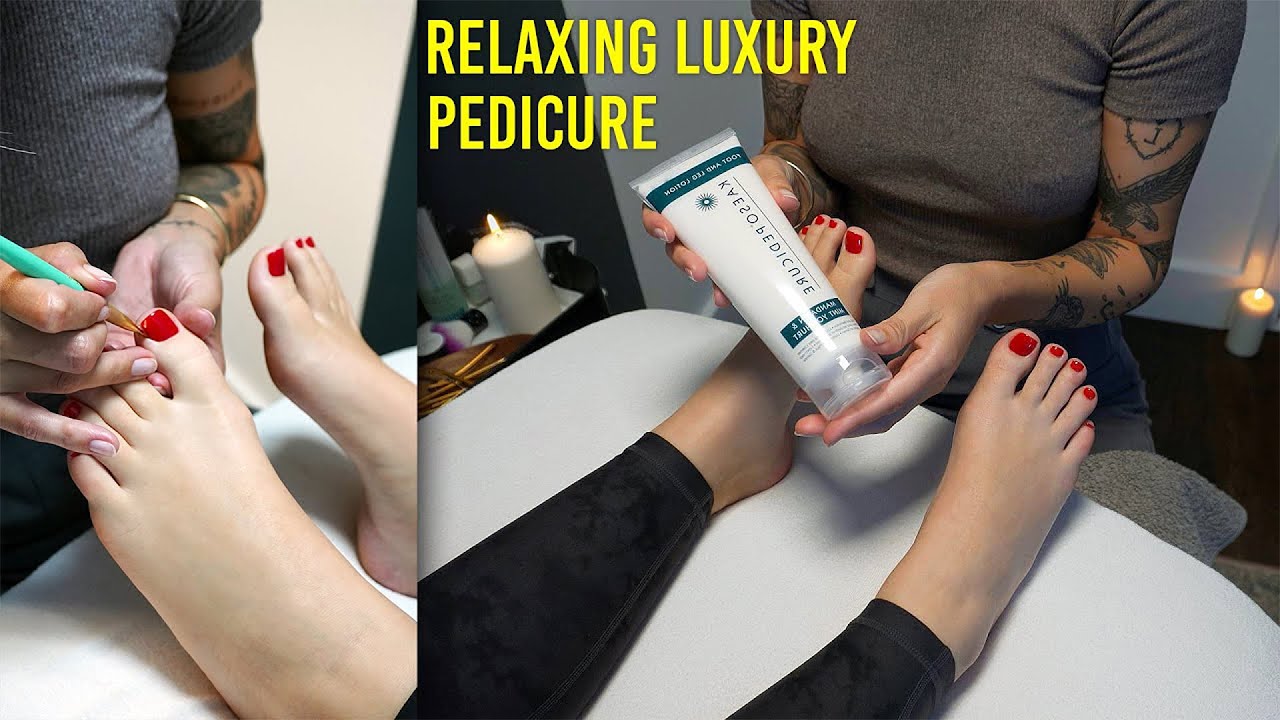Deluxe Spa Pedicure & Relaxing Massage Experience - YouTube