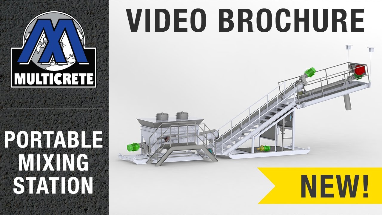 Multicrete® Portable Mixing Station - BROCHURE Video - YouTube