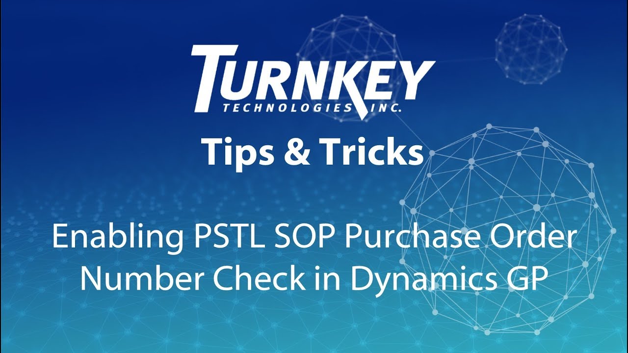 Detect Duplicate SOP PO Entries In Dynamics GP By Enabling PSTL Number Check YouTube detect-duplicate-sop-po-entries-in-dynamics-gp-by-enabling-pstl-number-check-youtube