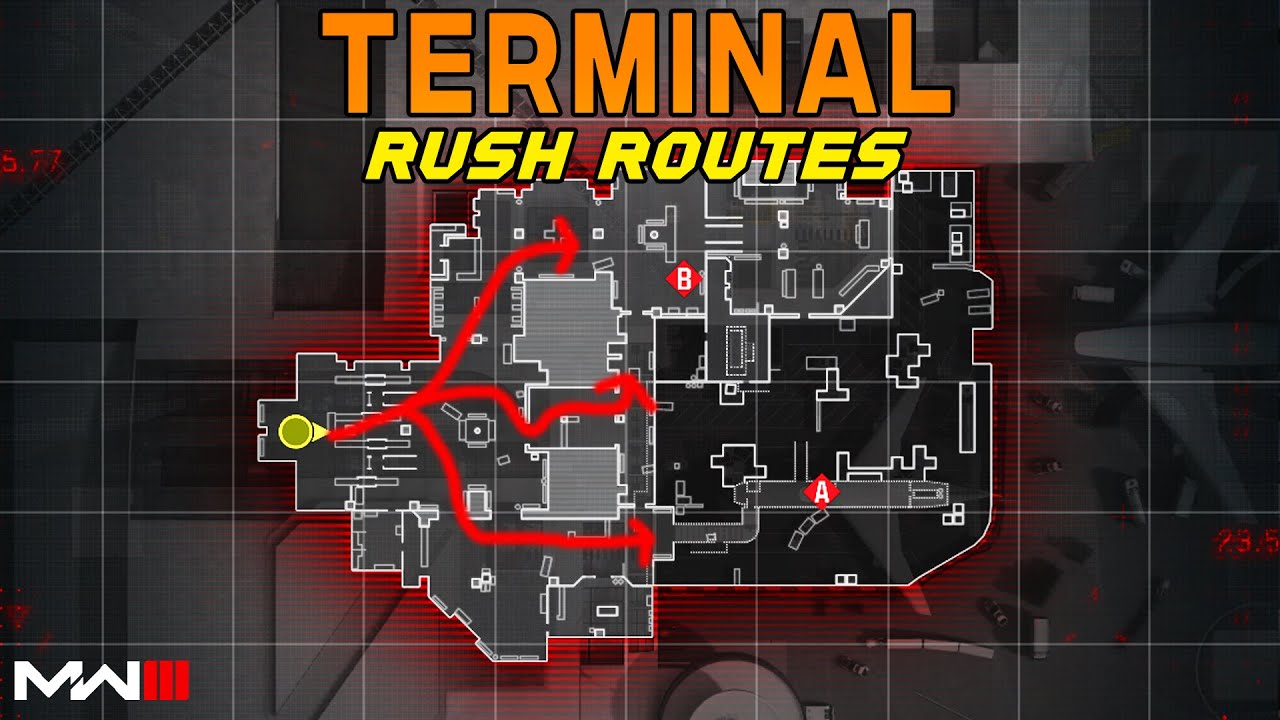 Modern Warfare 3 BEST Search and Destroy Rush Routes on TERMINAL! (MW3 ...