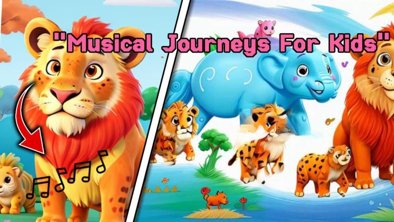 Musical Journeys for Children/Animals song,Lion,Elephant,Dolphin,Panda ...