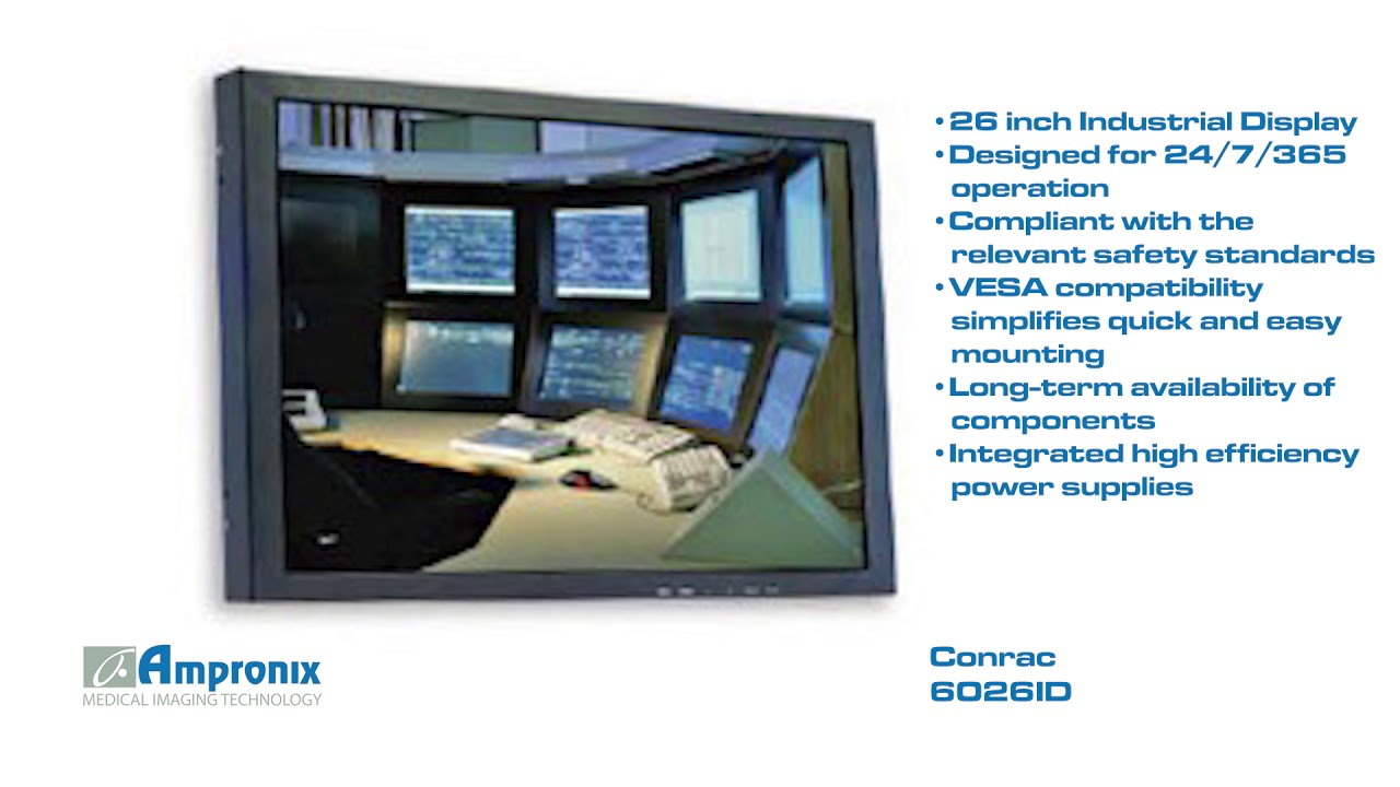 Conrac 6026 ID Display Monitor Screen Sales | Service | Repair ...