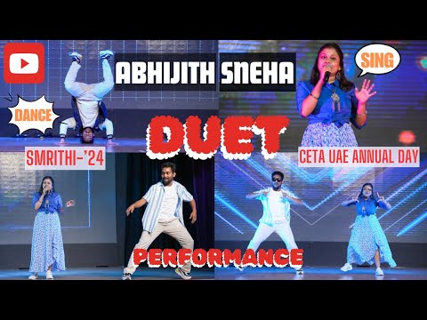 SMRITHI 2024 CETA UAE | Duet Performance (Dance + Song) | Kiliye, Ennum ...