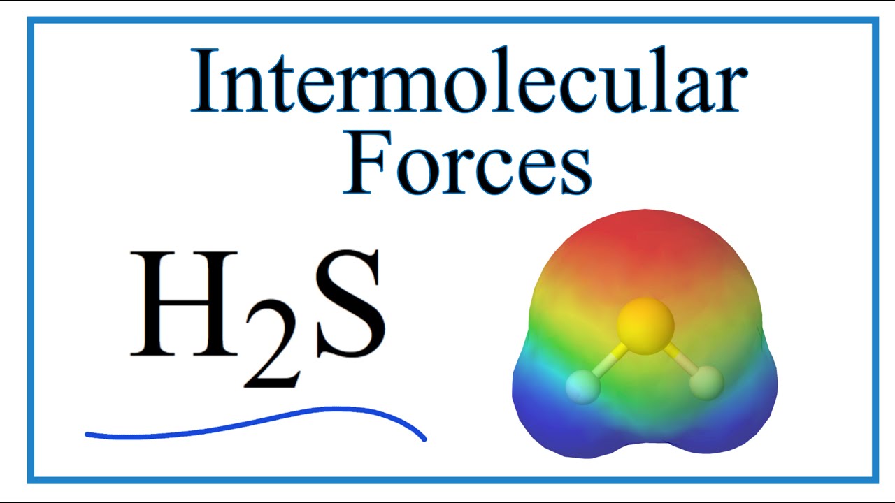 Intermolecular Forces for H2S (Hydrogen sulfide) - YouTube