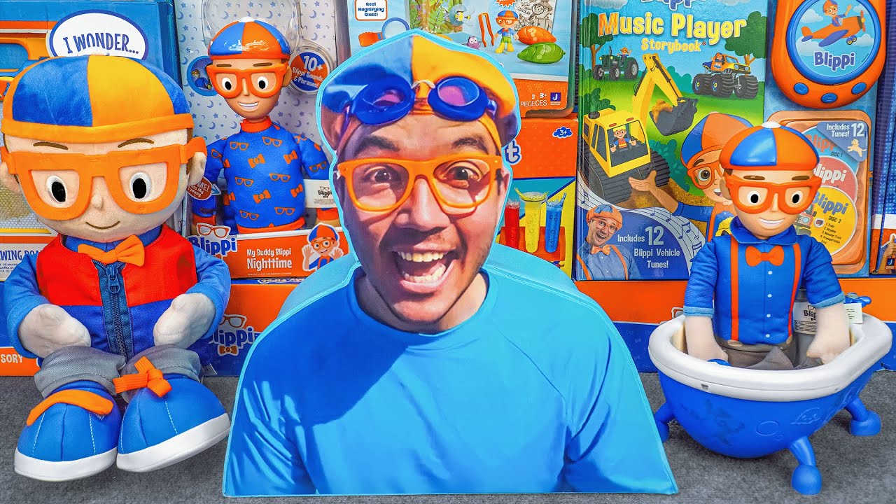 97 Minutes Satisfying with Unboxing Cute Blippi Giant Box Toys ...