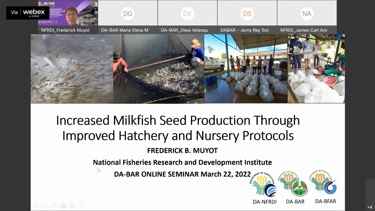 Increased Milkfish Seed Production Through Outscaling of Improved ...