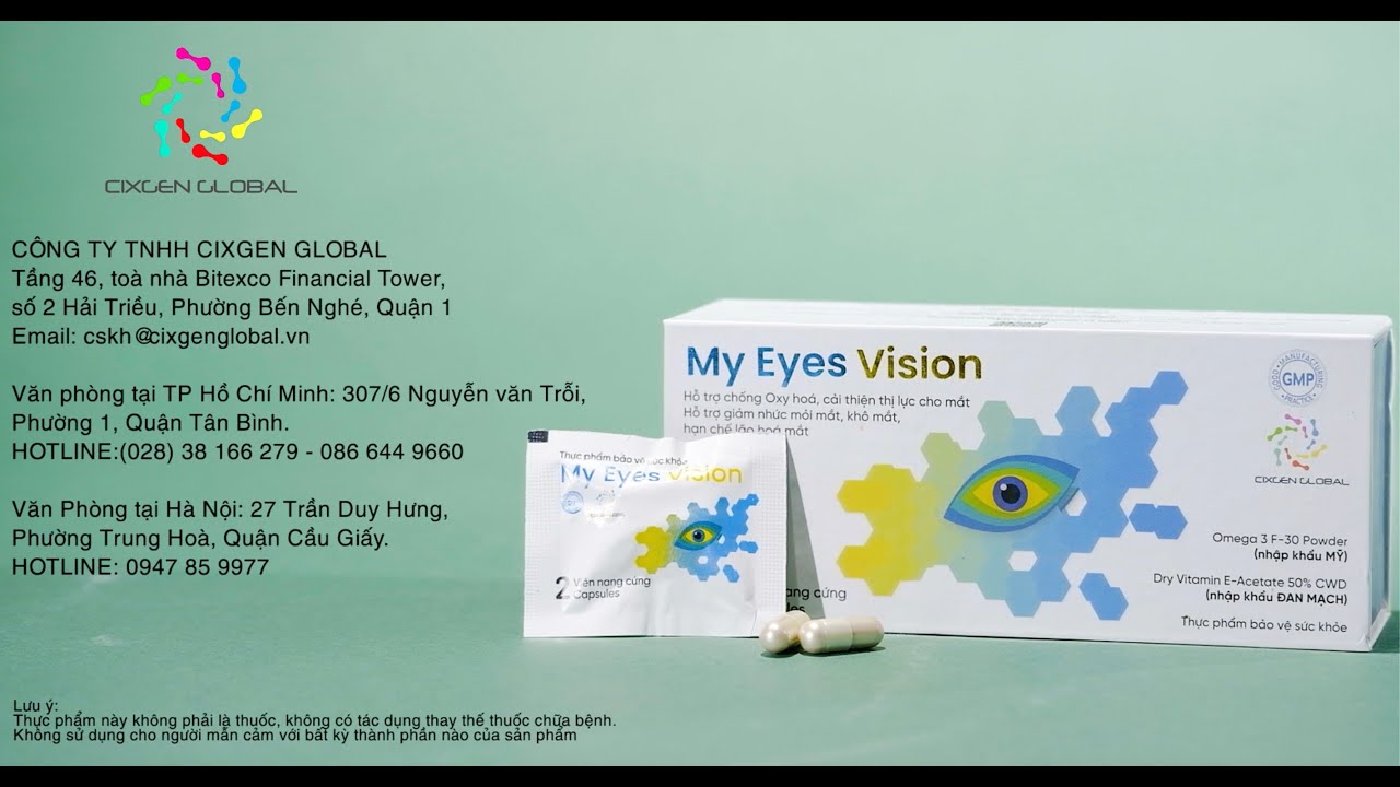 Video giới thiệu sản phẩm My Eyes Vision | Cixgen Global - YouTube