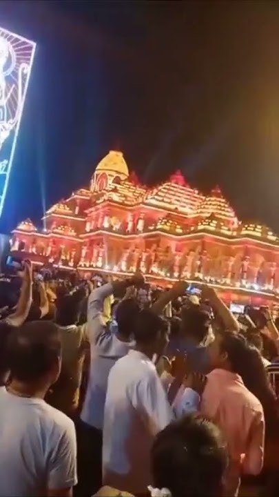 ayodhya ram mandir ram lala ka welcome - YouTube