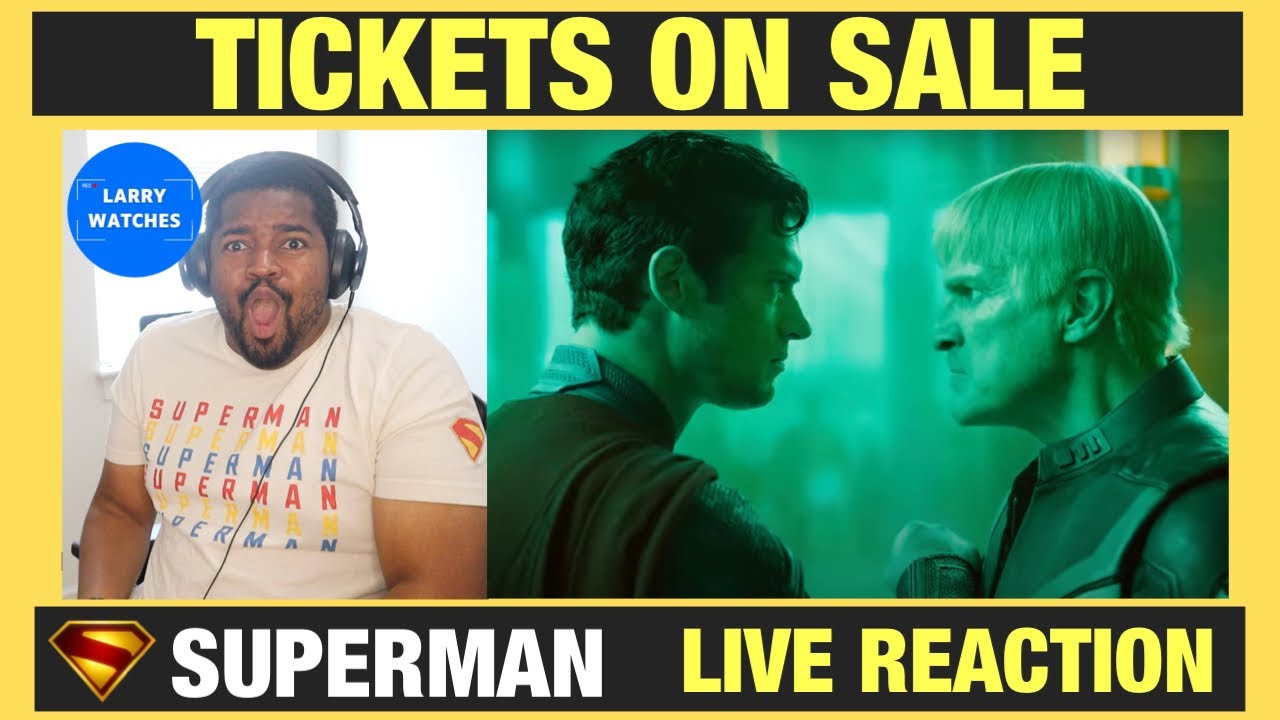Superman - Tickets On Sale - Reaction (2025) - YouTube