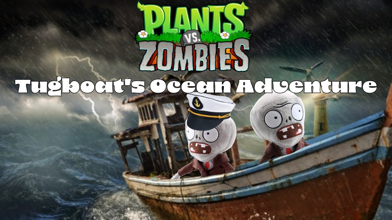Plants vs. Zombies Plush - Tugboat's Ocean Adventure - YouTube