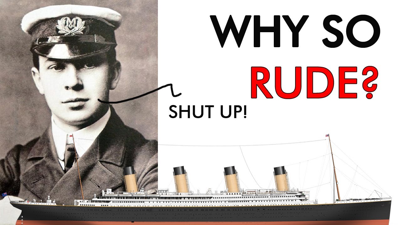 Why was Titanic's wireless operator so rude to the Californian? - YouTube