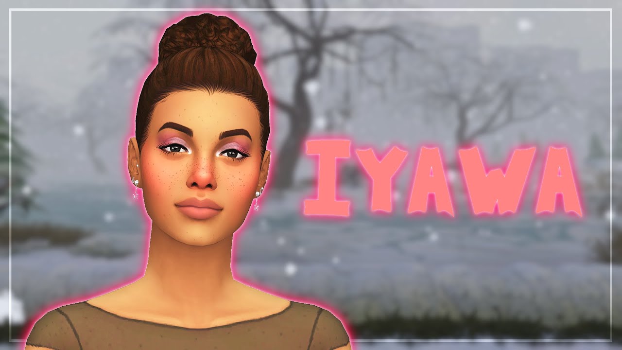 Iyawa ⛸️ Figure Skater + CC List | The Sims 4 Create A Sim - YouTube