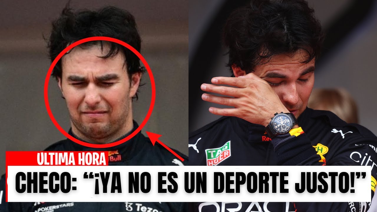 SHOCK TOTAL: ¡CHECO PÉREZ EXPLOTA EN LLANTO POR LA INJUSTICIA! - YouTube