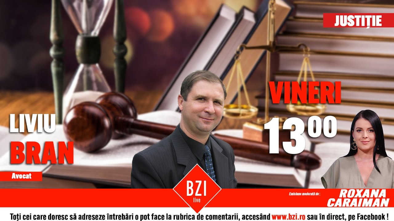 Avocatul Liviu Bran discută la BZI LIVE despre impactul pandemiei în ...