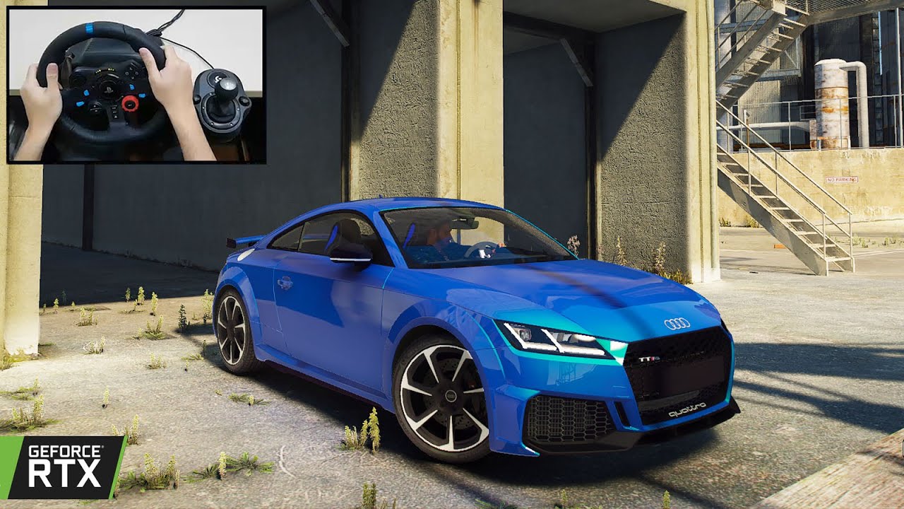 Audi TT RS - GTA 5 - Logitech G29 Gameplay - YouTube