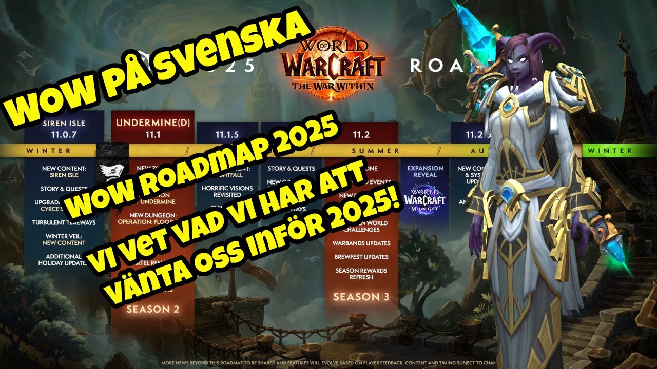 Blizzards Road Map 2025: Allt om Patch 11.1 och Framtiden för WoW ...