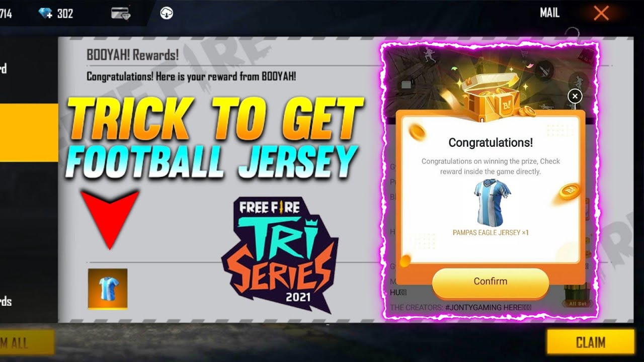 booyah app se jersey kaise le | football jersey redeem code | booyah app se drop kaise le - YouTube