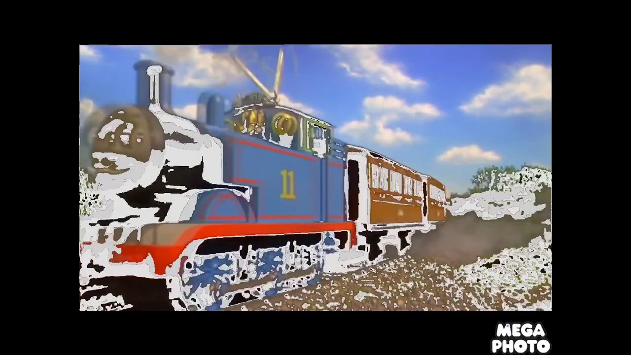 Thomas the tank engine theme song season 8 10 in Pitch white - YouTube