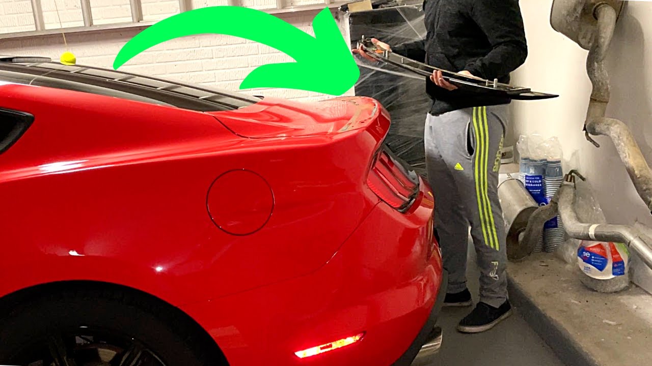 How To REMOVE Stock Spoiler on S550 Mustangs (2015-2023) | EASY ...