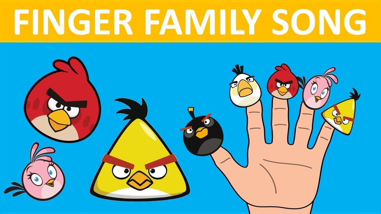 FINGER FAMILY ANGRY BIRDS - YouTube