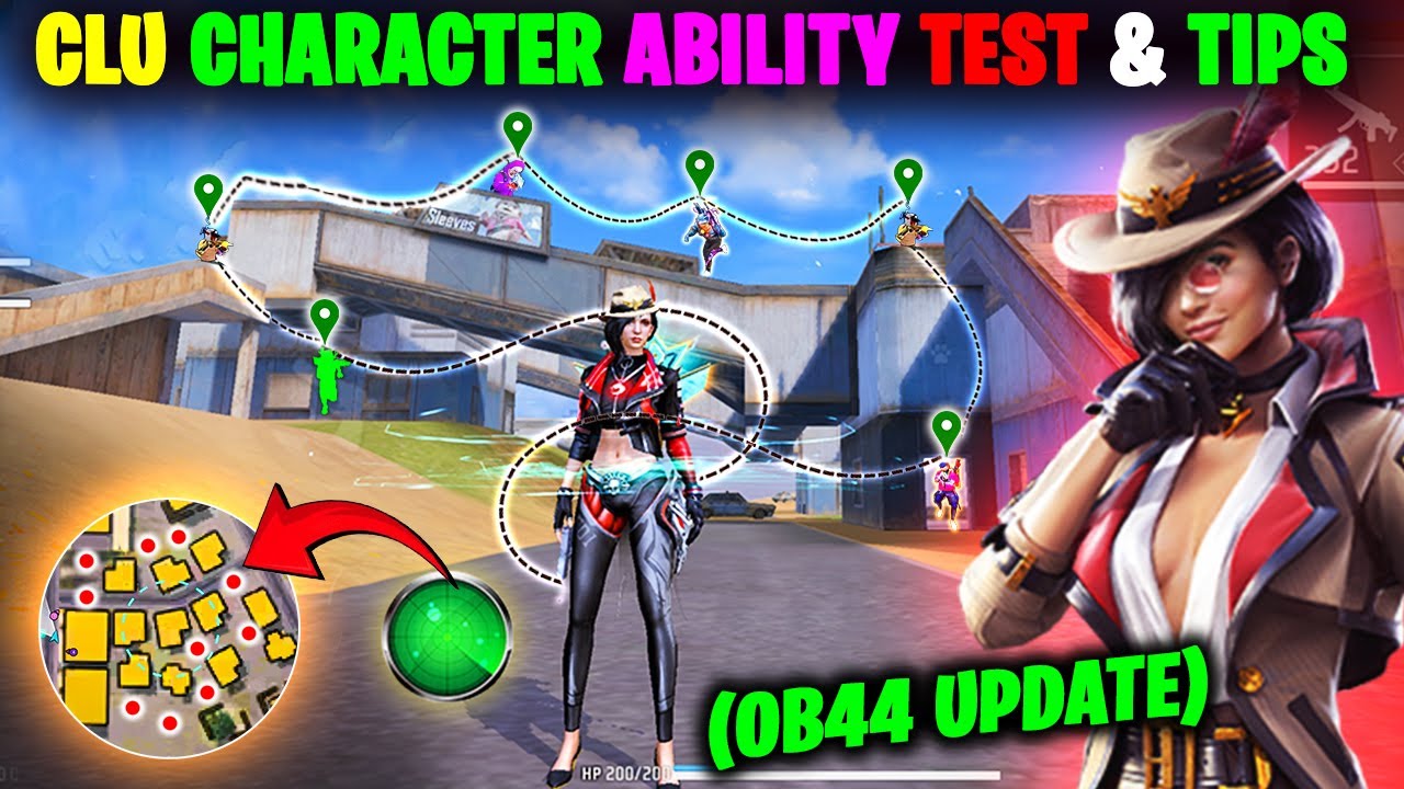 🤯New CLU character ability Test | CLU Tips & Tricks in ff | How to use ...