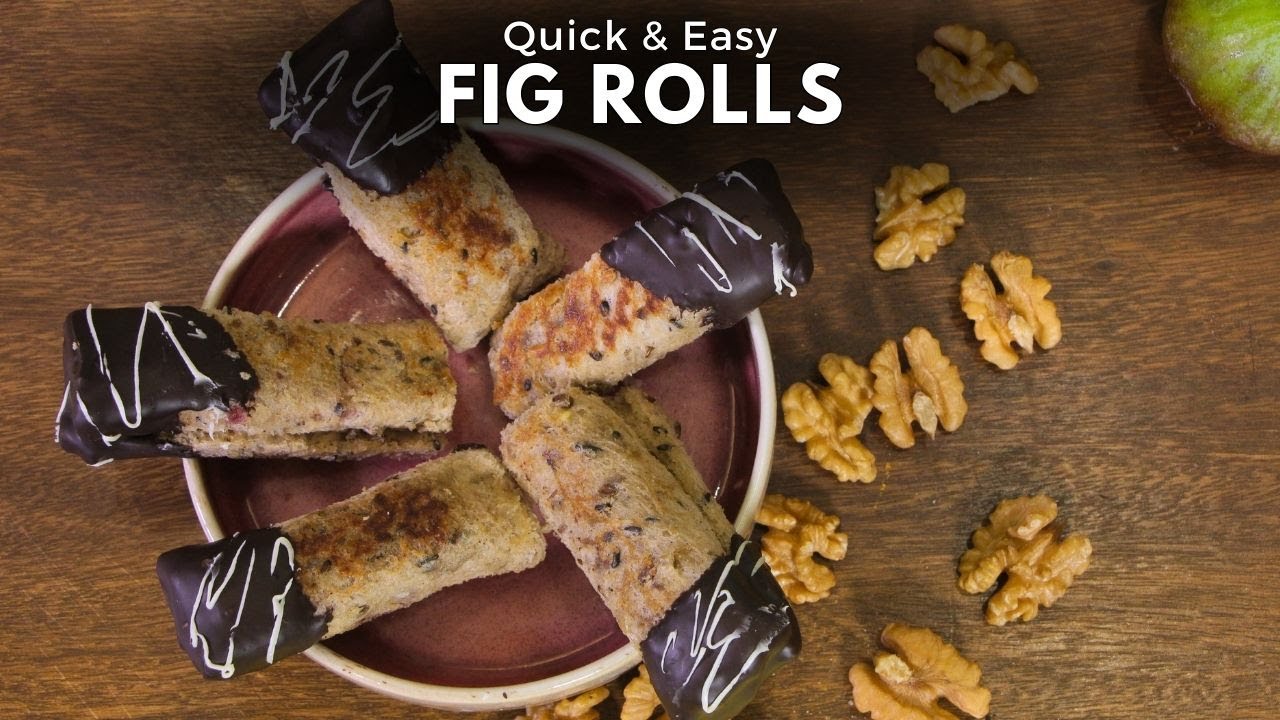 Nutritious, easy to make Fig Rolls Recipe by Chef Amrita Raichand - YouTube