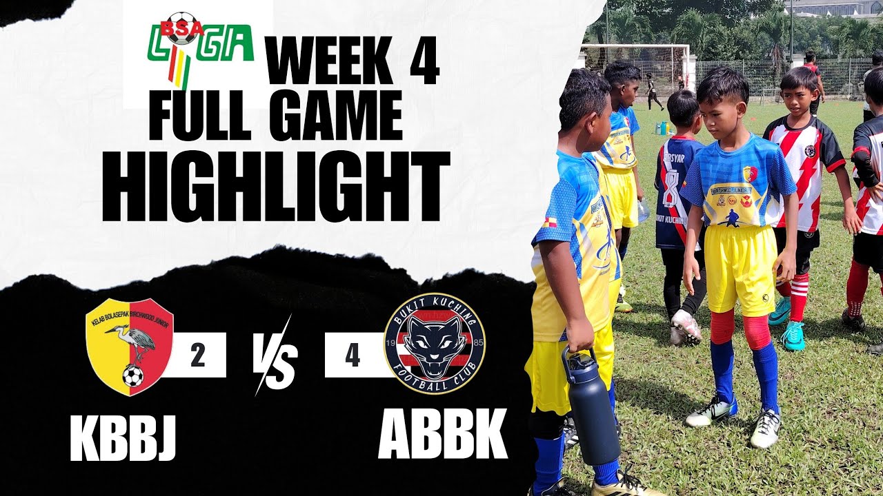WEEK 4 THIRD GAME LIGA BSA U10 KBBJ (2) VS ABBK (4) #kbbj #bolasepak # ...